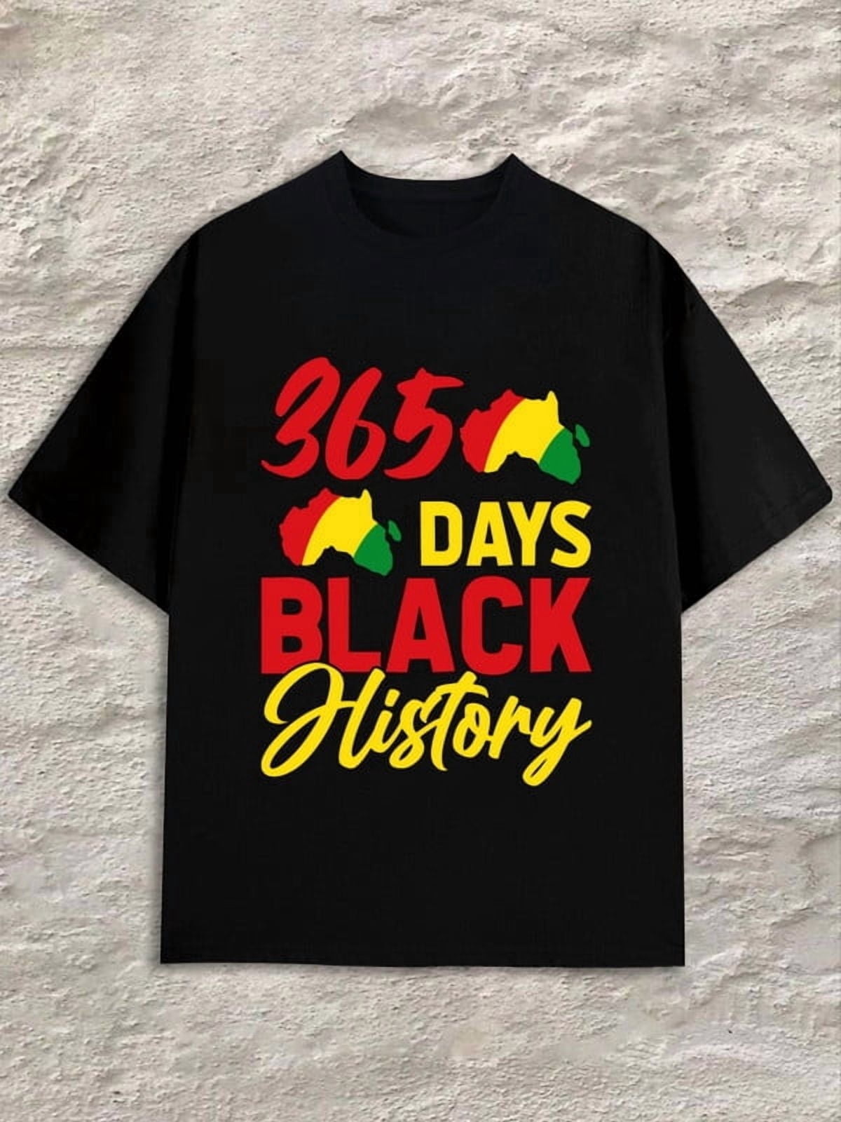 365 Days Black History men black All-season fitness tops, stylish ...