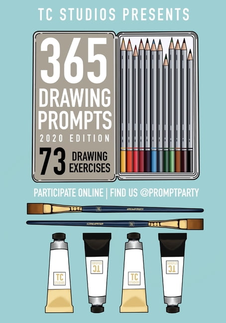 365 Drawing Prompts: 2020 Edition - Walmart.com