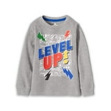 365 Kids Boys Long Sleeve Level Up Thermal Graphic Tee - Walmart.com
