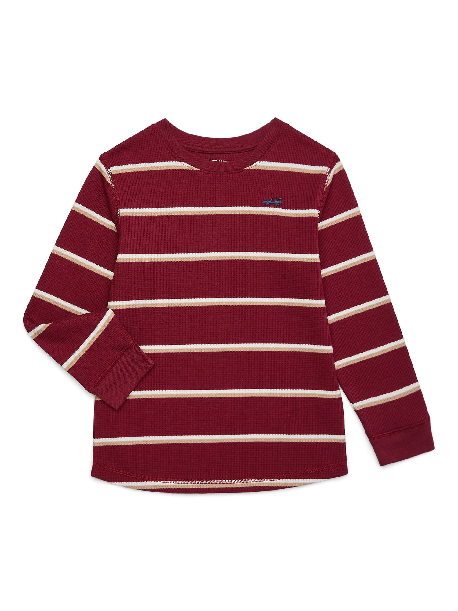 365 Kids from Garanimals Boys Long-Sleeve Striped Thermal Tee, Sizes 4 ...