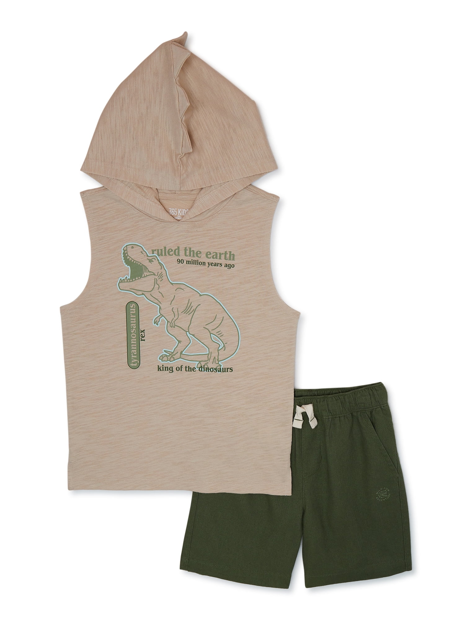 365 Kids Boys Mix and Match Summer Outfit Set - 2-Piece Set - Walmart.com