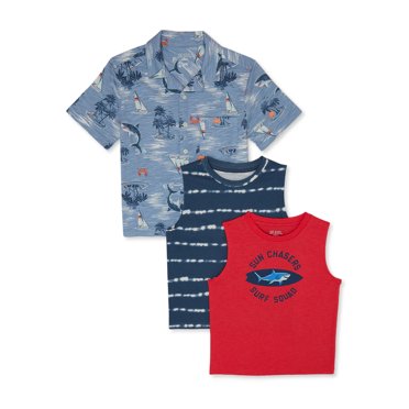365 Kids from Garanimals Boys Mix and Match Resort Shirt with Short ...