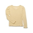 Garanimals Girls Long Sleeve Pointelle T-Shirt - Sizes 4-10 - Walmart.com