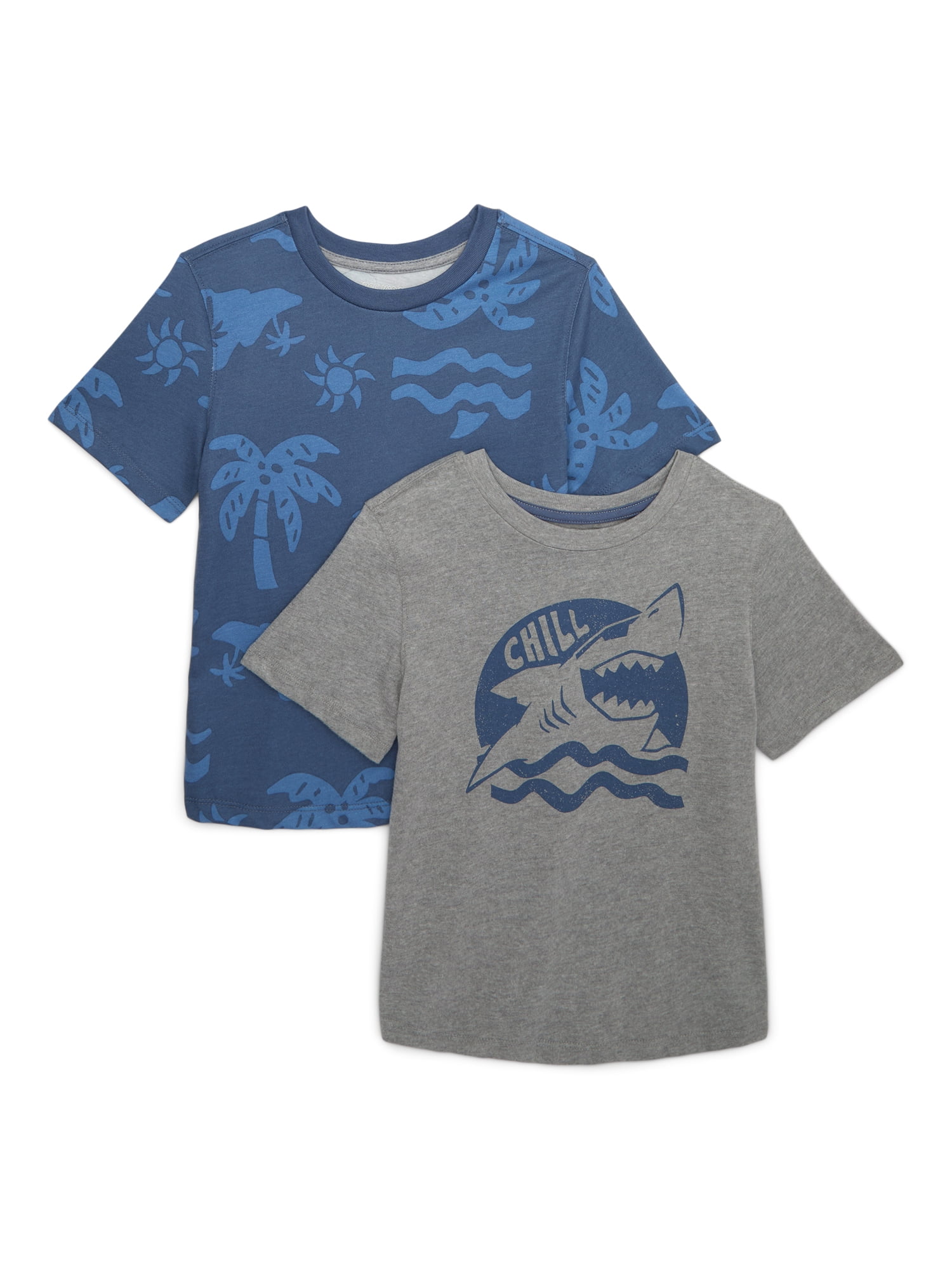 365 Kids From Garanimals Boys Graphic Tees 2-Pack, Cotton Blend ...