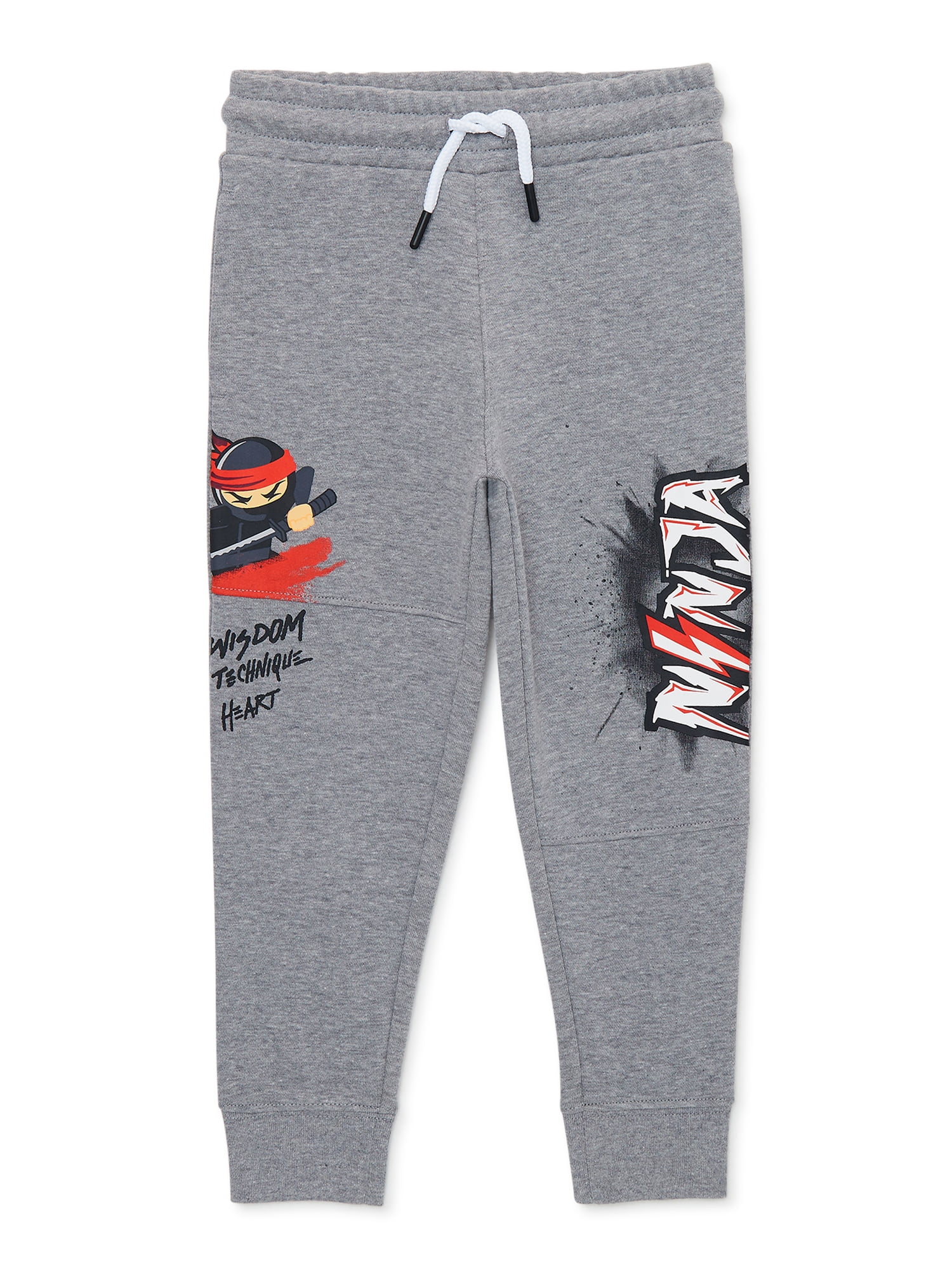 365 Kids From Garanimals Boys Soft Durable Ninja Joggers, Sizes 4-10 ...