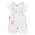 365 Kids From Garanimals Girls Summer Shortall Set, Sizes 4-10, Cotton ...