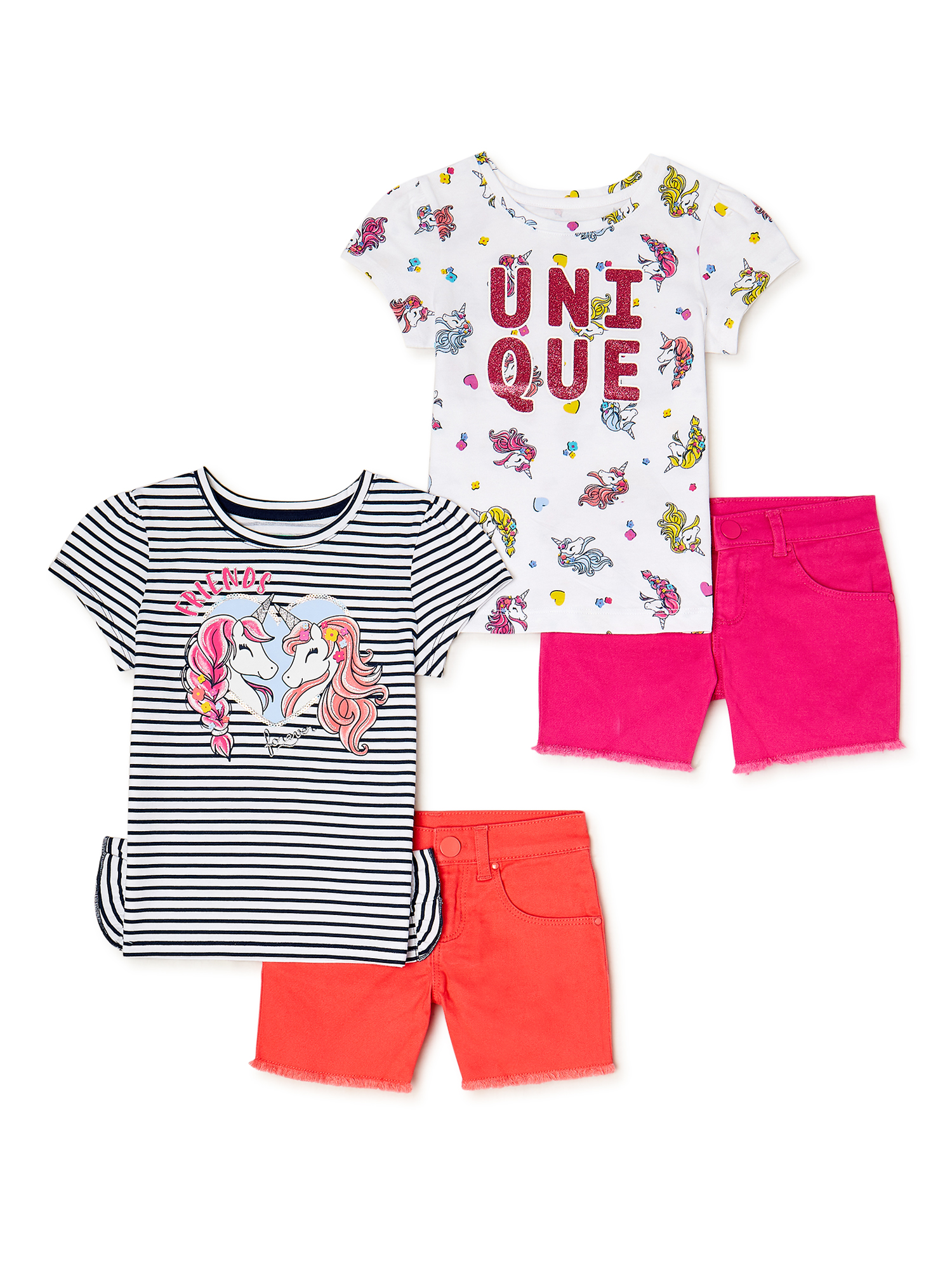 365-kids-from-garanimals-girls-unicorn-t-shirt-and-short-set-4-piece