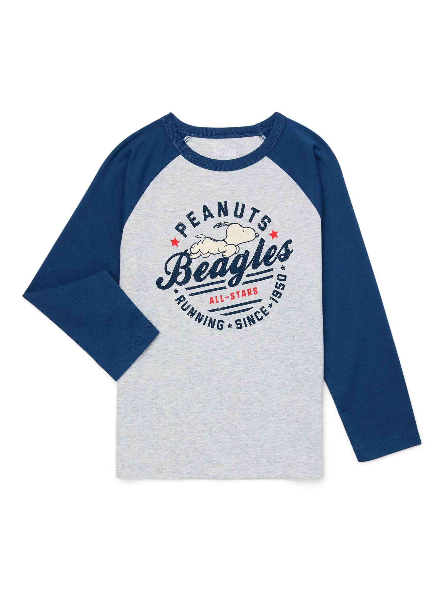 365 Kids by Garanimals Boys Raglan Snoopy Tee, Sizes 4-10 - Walmart.com