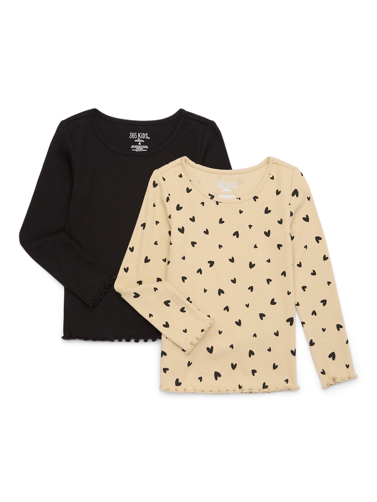 365 Kids From Garanimals Lettuce Rib Tee - Walmart.com