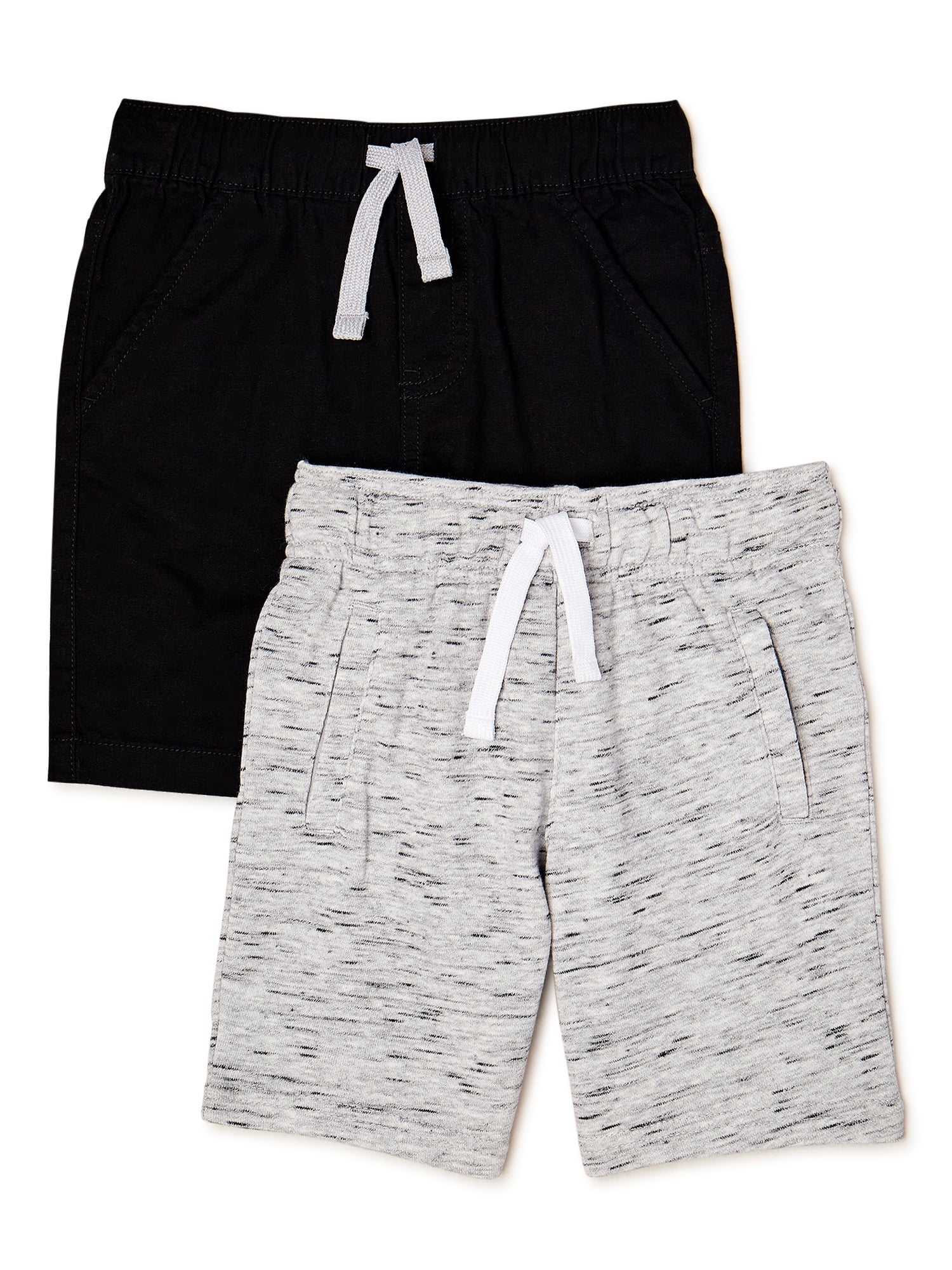 365 Kids from Garanimals Boys French Terry Shorts and Canvas Shorts, 2 ...