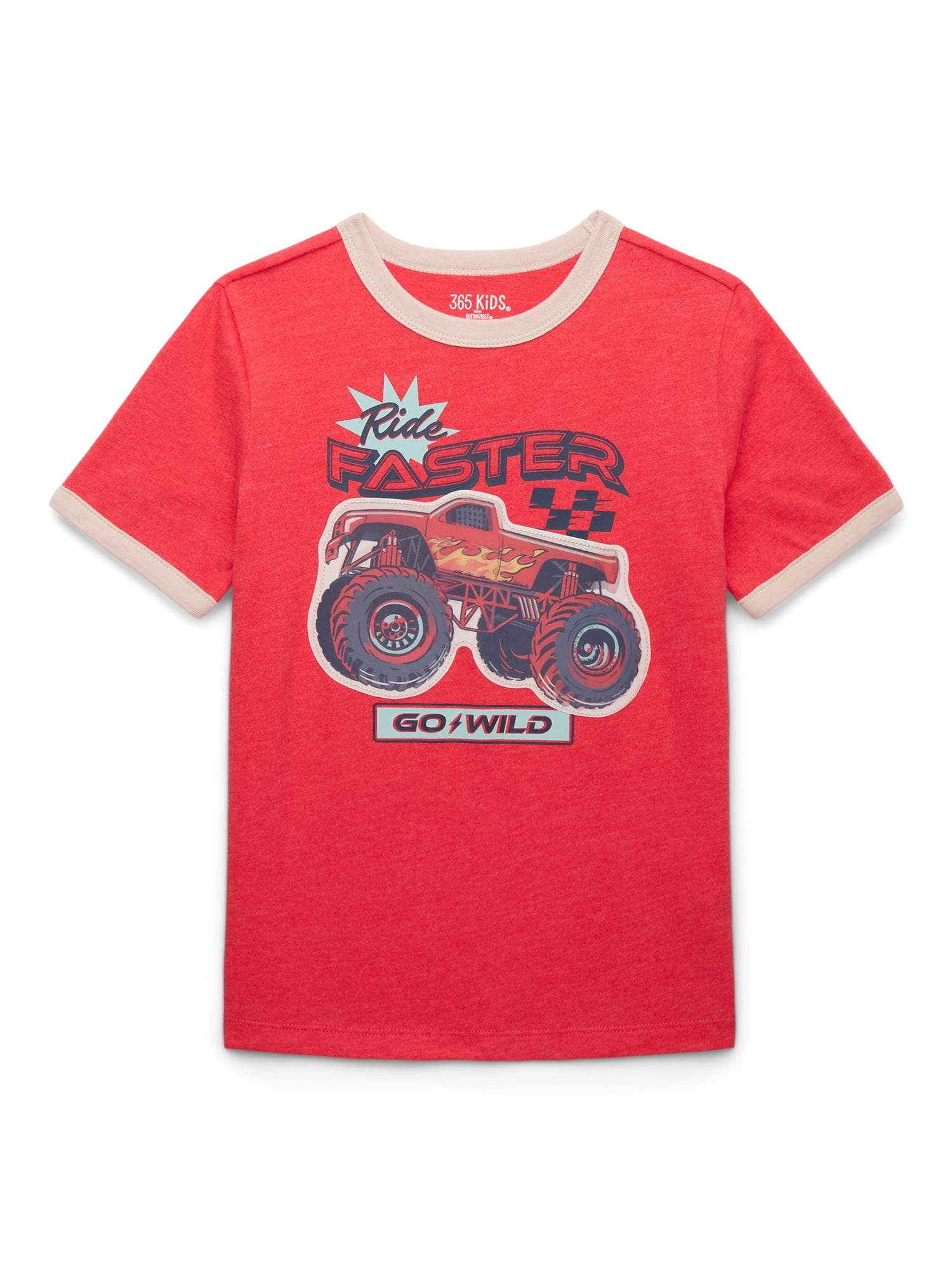 365 Kids by Garanimals Boys Mix and Match Graphic Ringer Tee with Short ...
