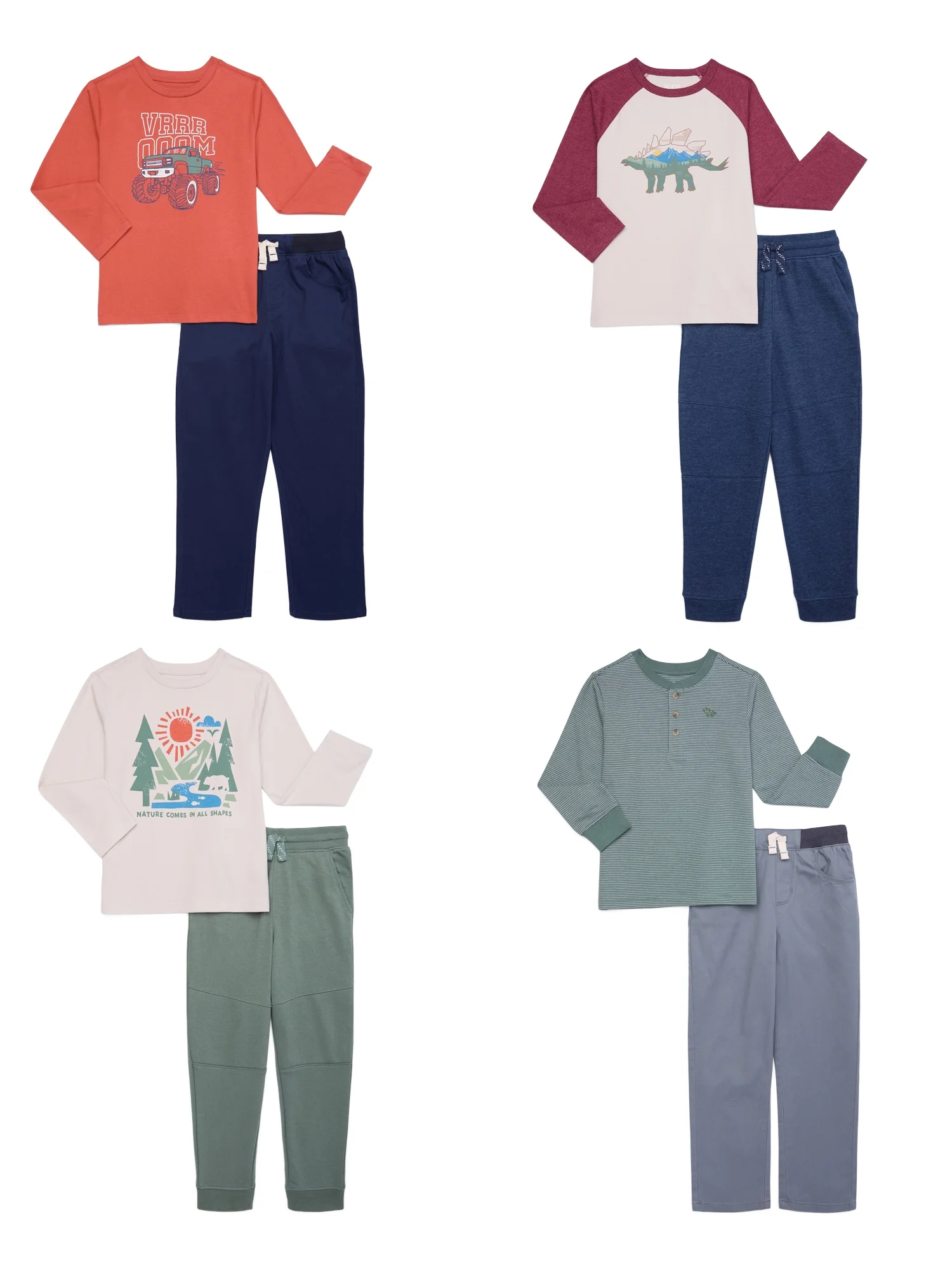 Free Shipping! 365 Kids from Garanimals Boys 8-Piece Outfit Pack, Sizes ...