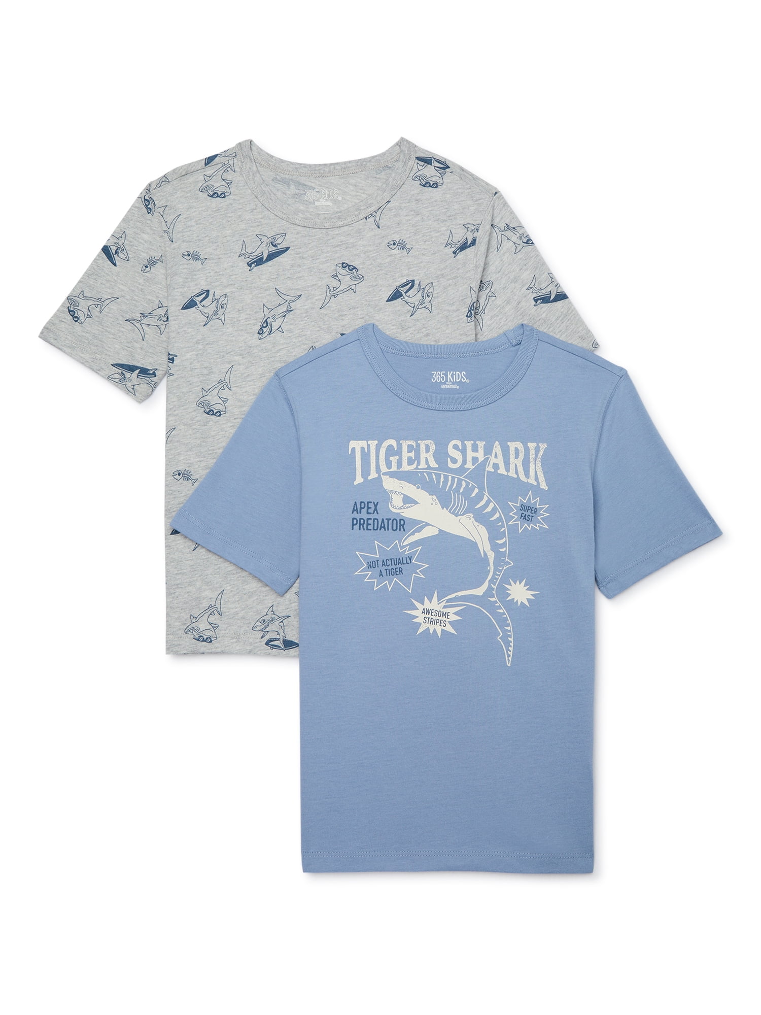 365 Kids from Garanimals Boys Mix and Match Tees with Short Sleeves, 2 ...