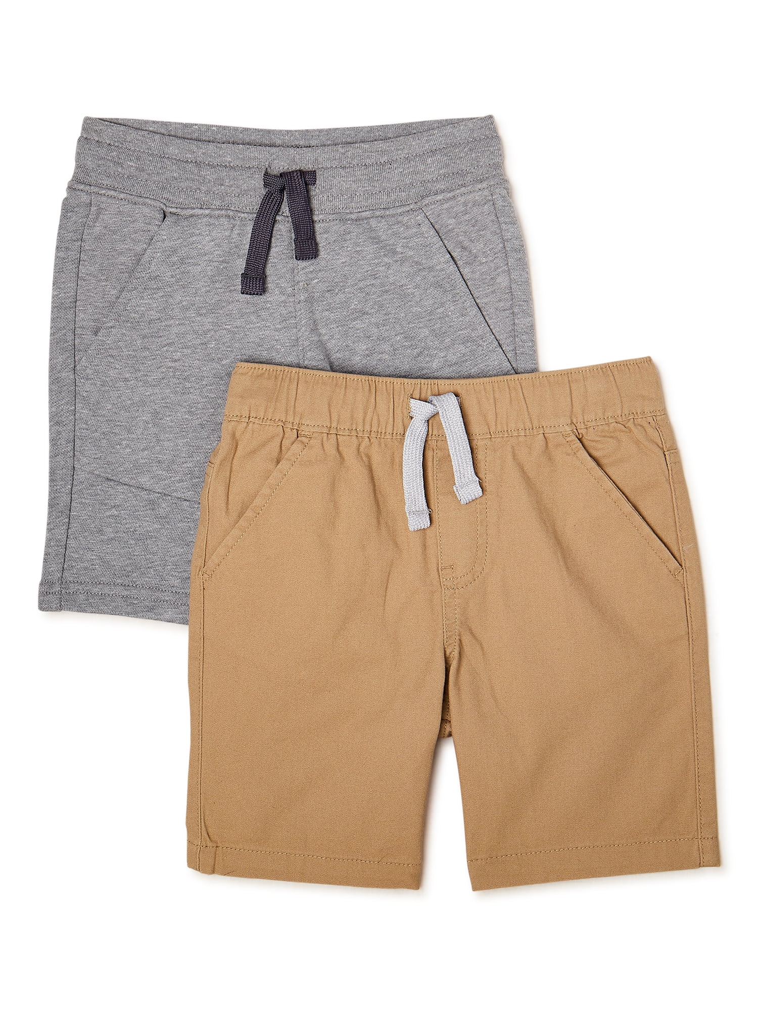 365 Kids from Garanimals Boys Ribbed French Terry Short and Canvas ...