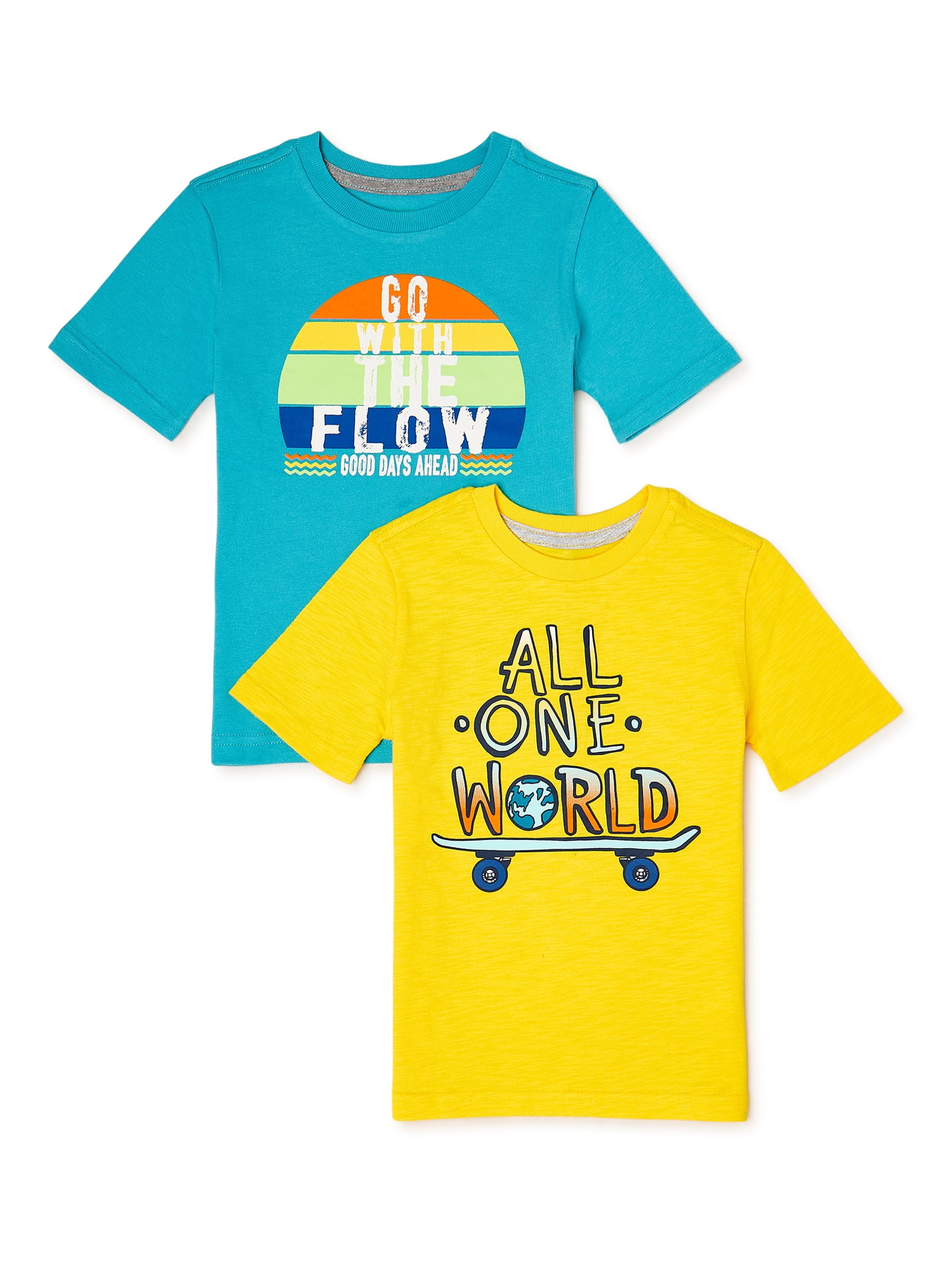 365 Kids from Garanimals Boys T-Shirts, 2-Piece, Sizes 4-12 - Walmart.com