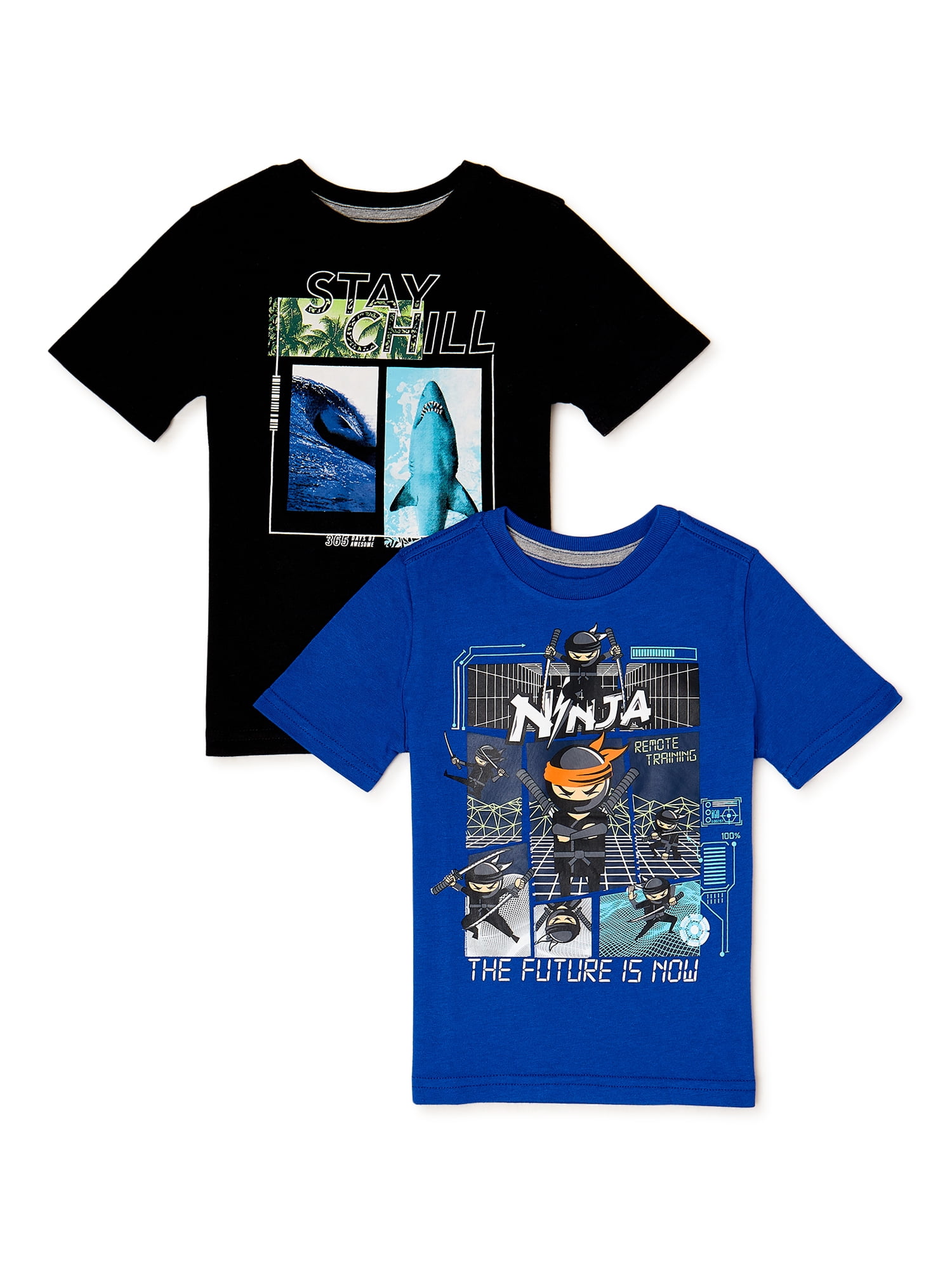 365 Kids from Garanimals Boys T-Shirts, 2-Piece, Sizes 4-12 - Walmart.com