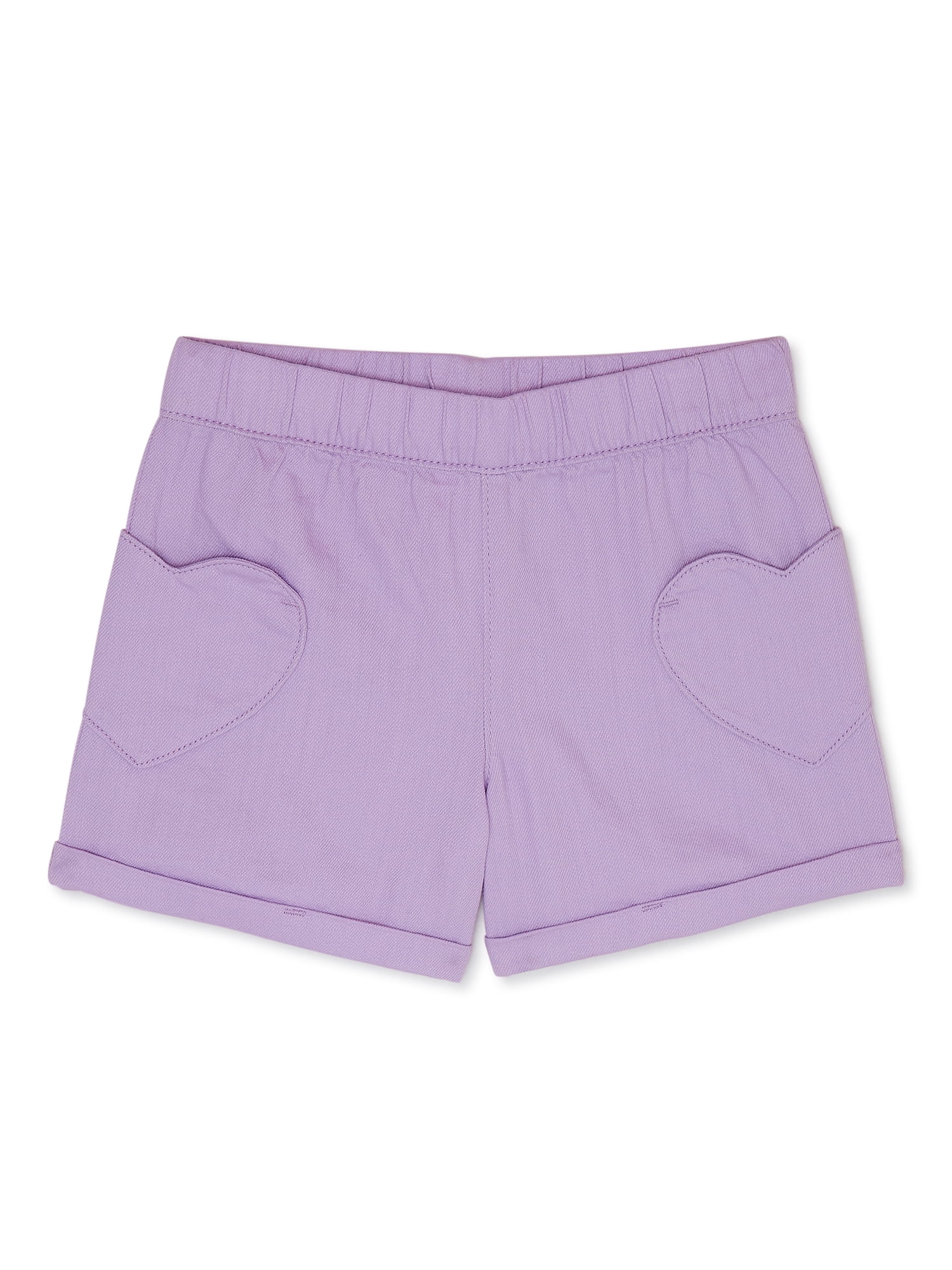 365 Kids from Garanimals Girls' Pull On Denim Shorts, Sizes 4-10 ...