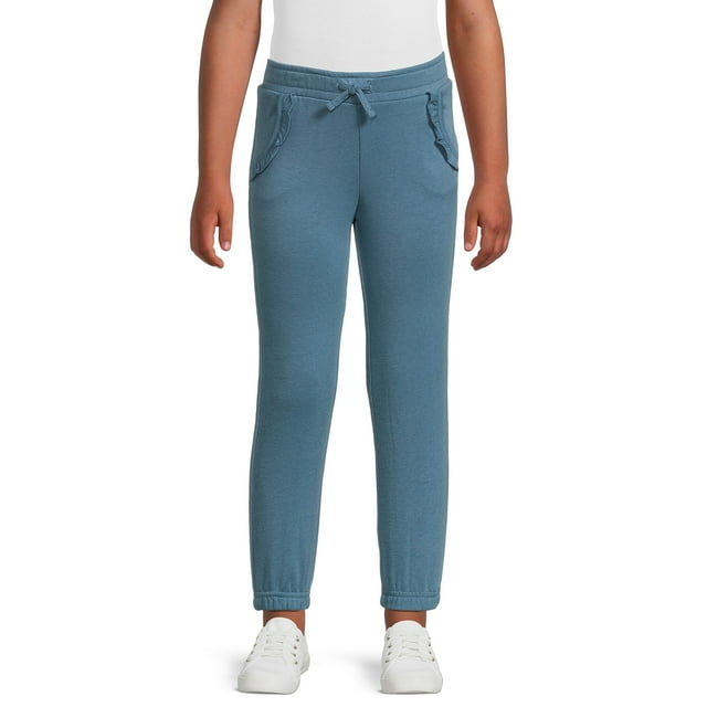 365 Kids from Garanimals Girls Solid Jogger Pants, Sizes 4-10 - Walmart.com