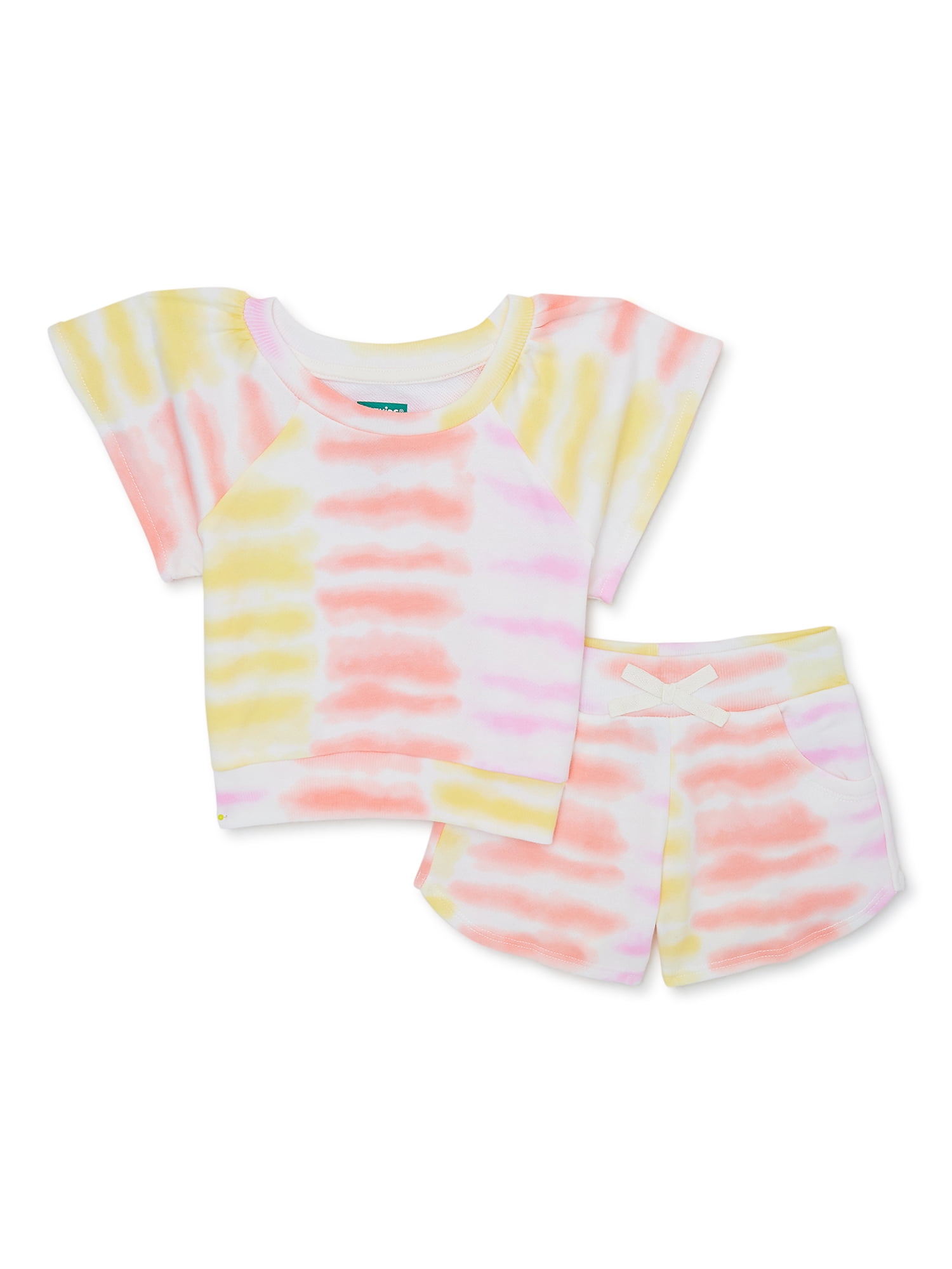 365 Kids from Garanimals Girls Tie Dye Outfit Set, 2-Piece, Sizes 4-10 ...