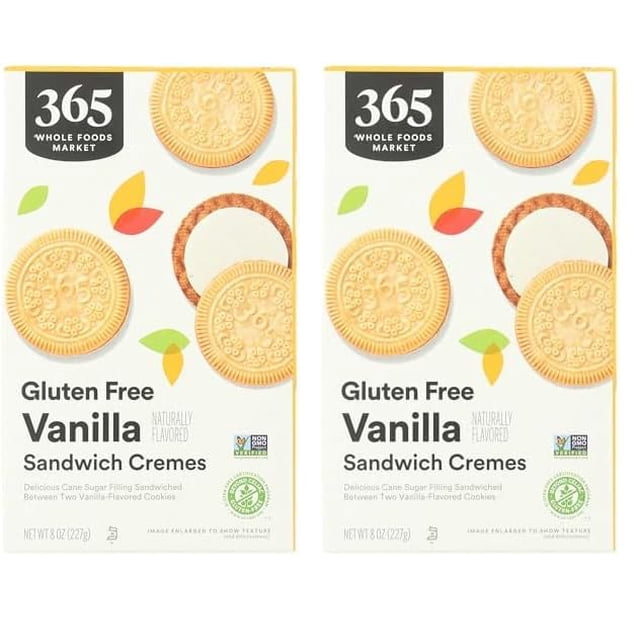 365 by WFM Vanilla Sandwich Cremes, 8 OZ (Pack of 2) - Walmart.com