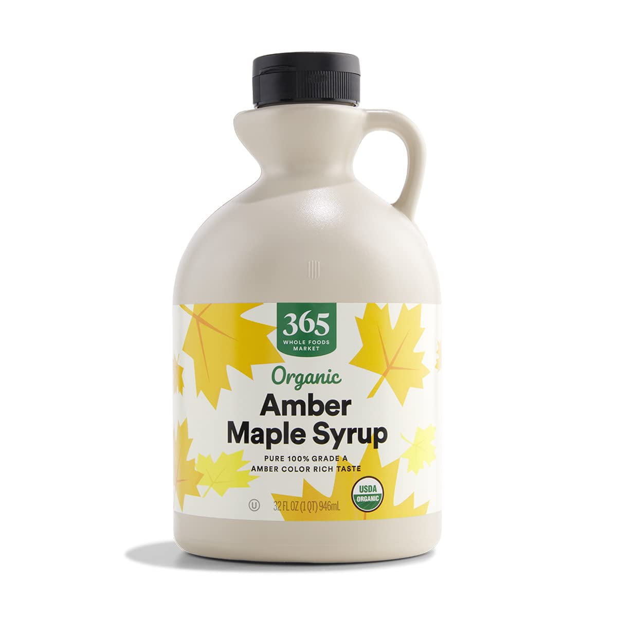 365 by Whole Foods Market, Organic Grade A Amber Maple Syrup, 32 Fl Oz ...