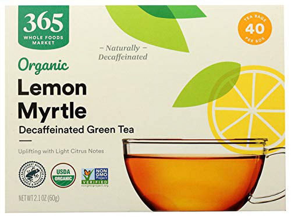 365 by Whole Foods Market, Organic Green Tea - Decaffeinated, Lemon ...