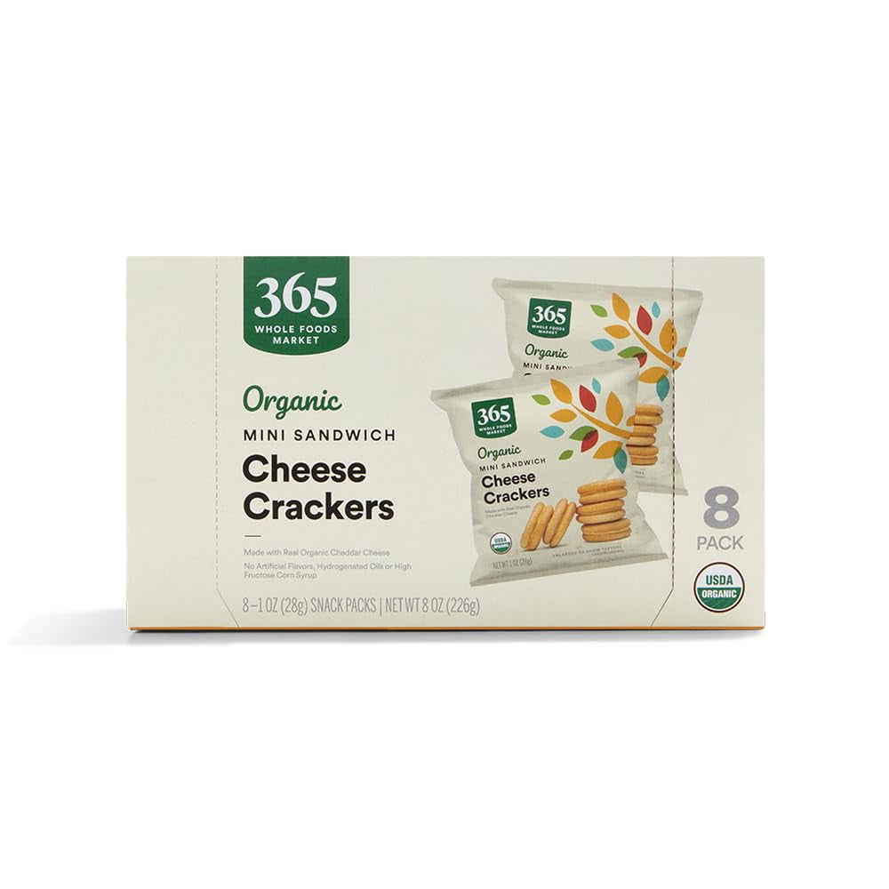 365 by Whole Foods Market, Organic Mini Cheese Sandwich Crackers 8 ...