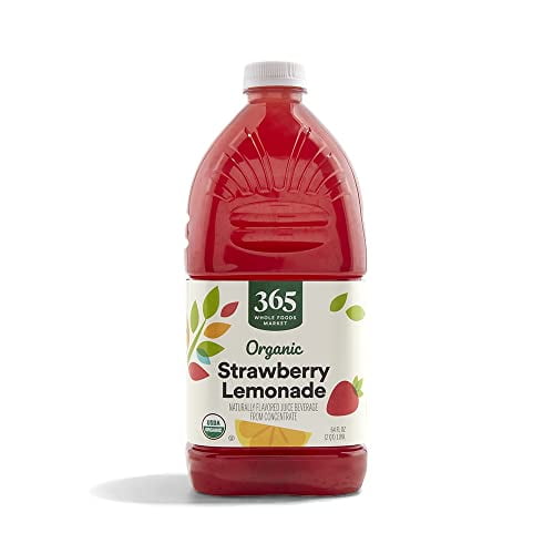 365 by Whole Foods Market, Organic Strawberry Lemonade, 64 Fl Oz ...