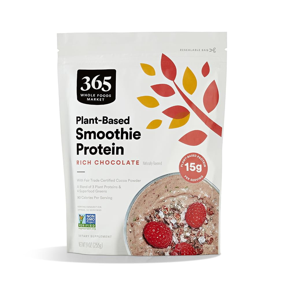 365 by Whole Foods Market, Protein Plantpowder Smoothie Rich Chocolate ...
