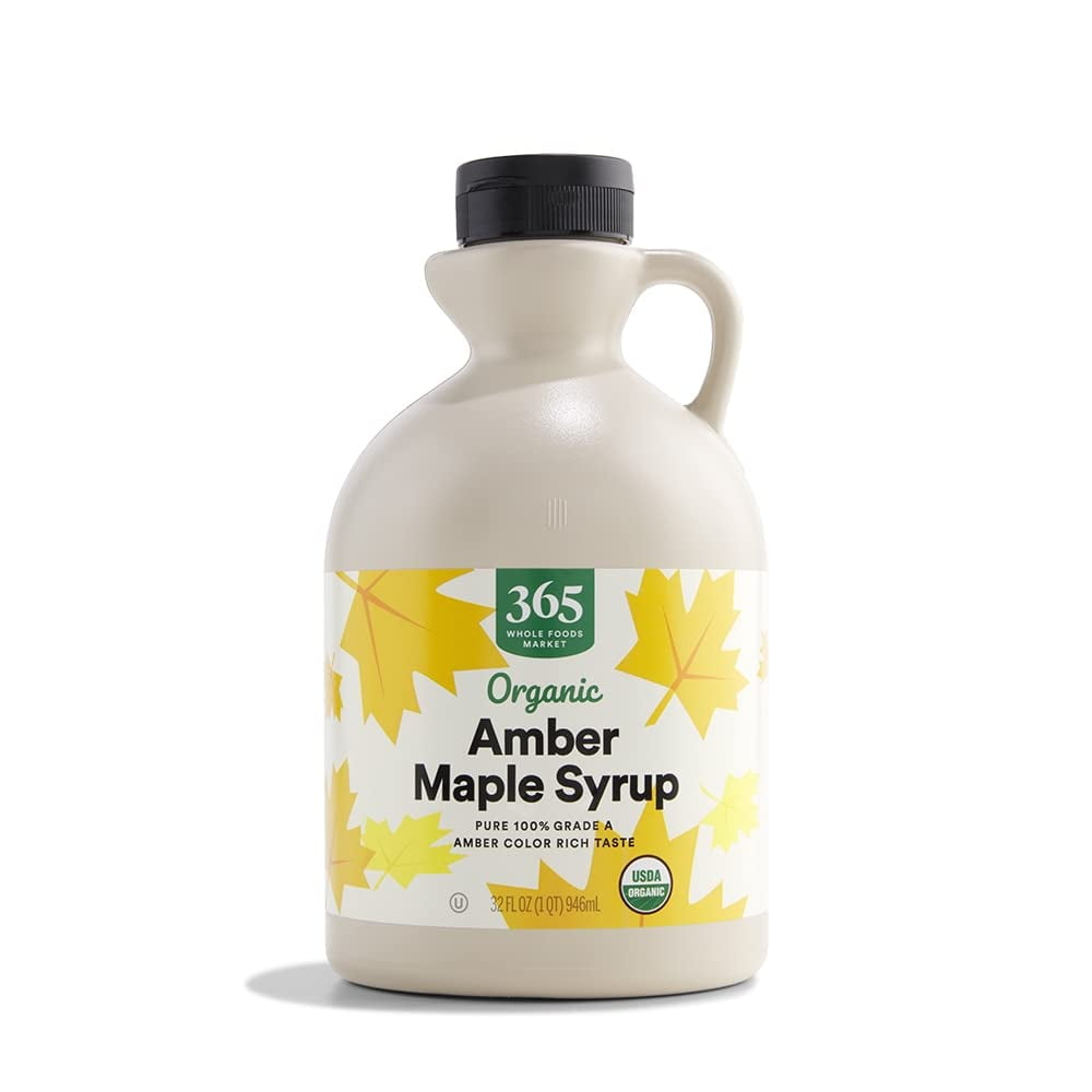 365 by Whole Foods VTF5 Market, Organic Grade A Amber Maple Syrup, 32 ...