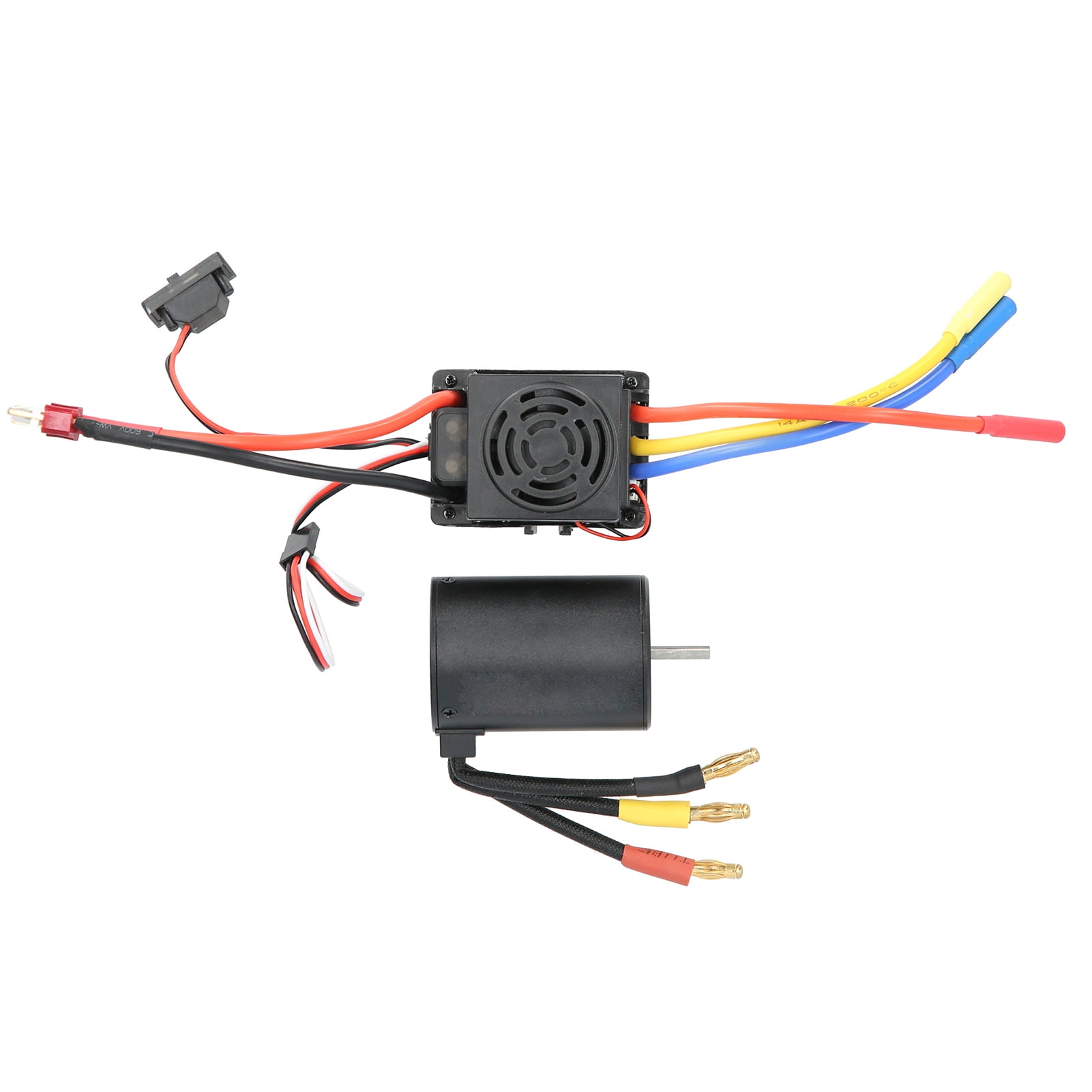 3650 Waterproof 3900KV Brushless Motor and 60A Brushless ESC Parts Set ...