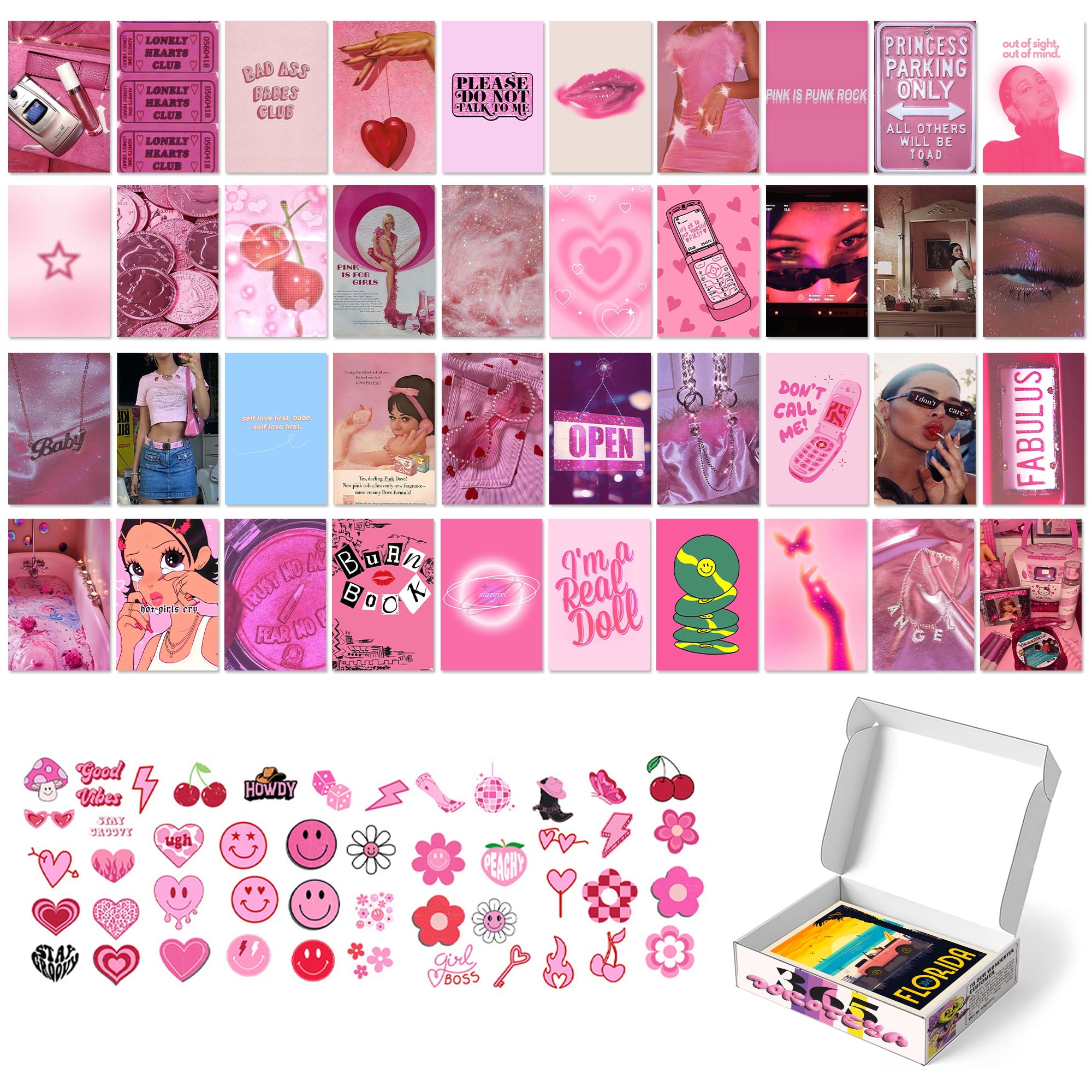 Lucky Numen Hot Pink Posters Y2K Posters For Room Y2K Wall Decor Baddie ...
