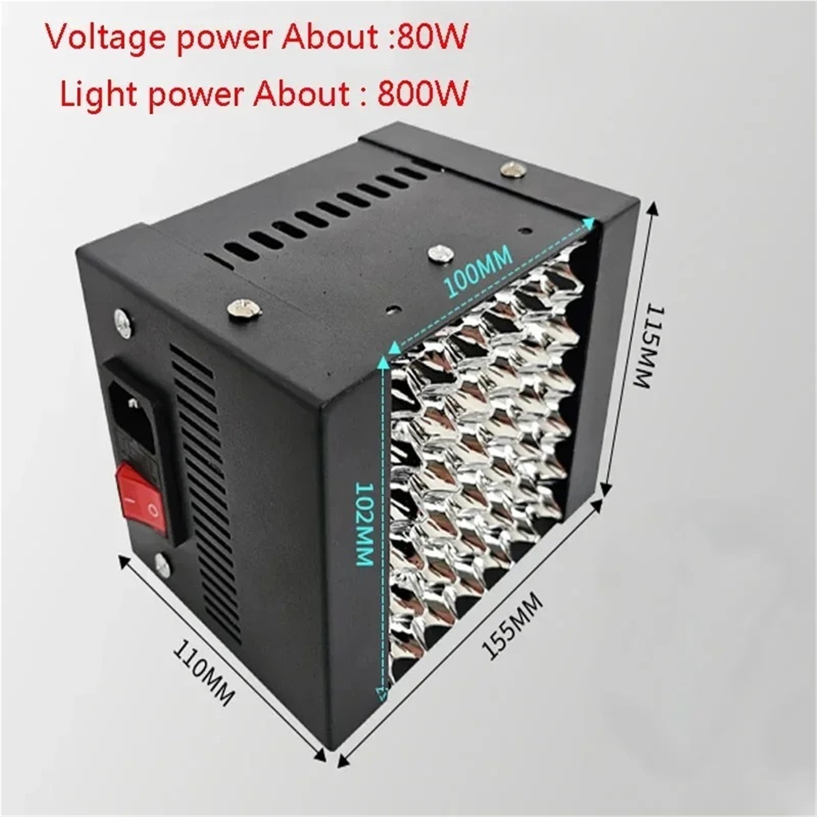 365nm 395nm 405nm UV Curing Lamp LED Ultraviolet Light For Glue Resin ...