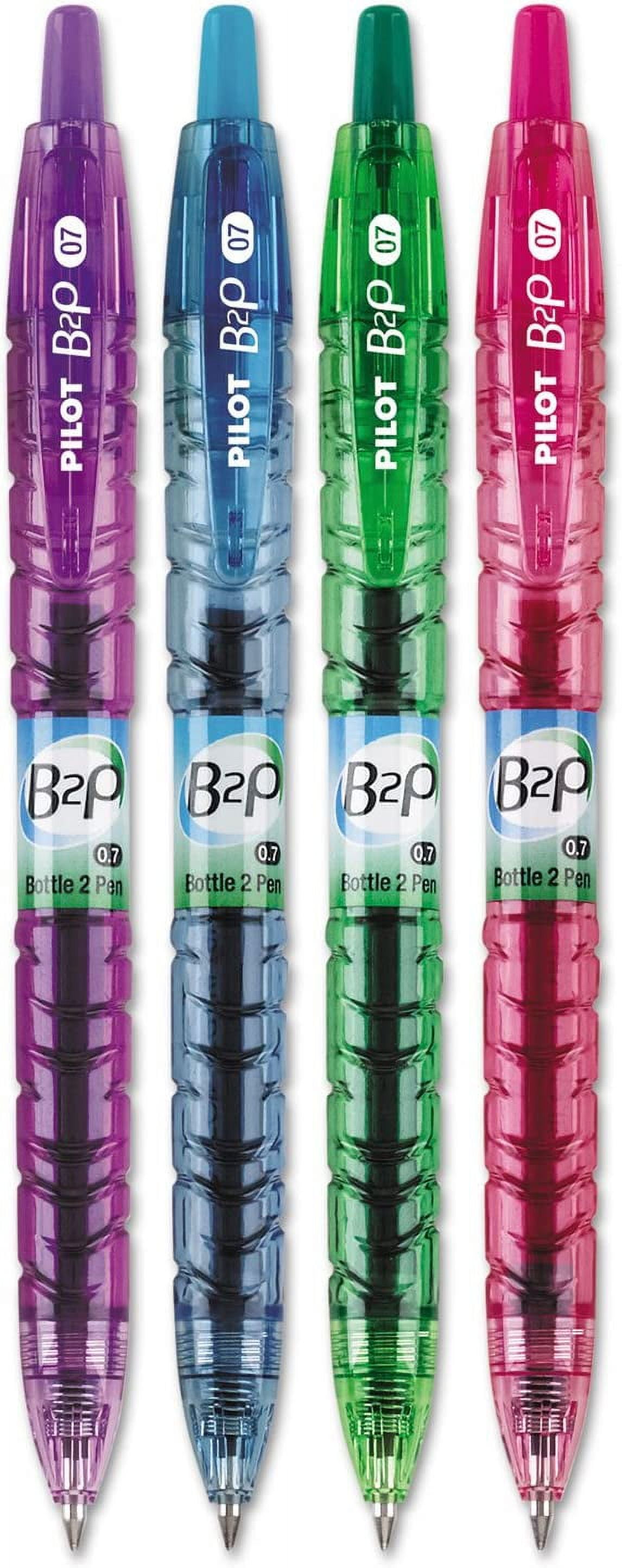 36620 Bottle-2-Pen Colors Recycled Retractable Gel Pen, Assorted.7mm, 4 ...