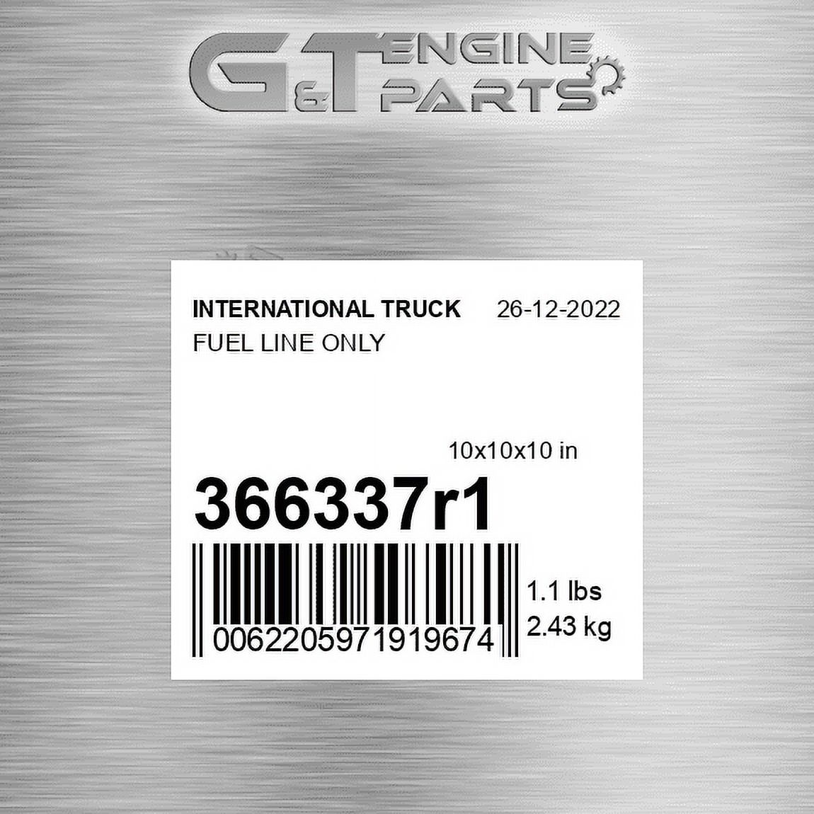 366337R1 FUEL LINE ONLY fits INTERNATIONAL TRUCK (New OEM) - Walmart.com
