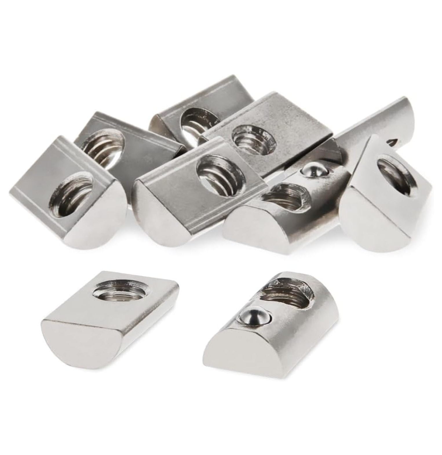 3670, 10 Series 1/4-20 Roll in T-Nut Spring Stainless Steel (10 Pack ...