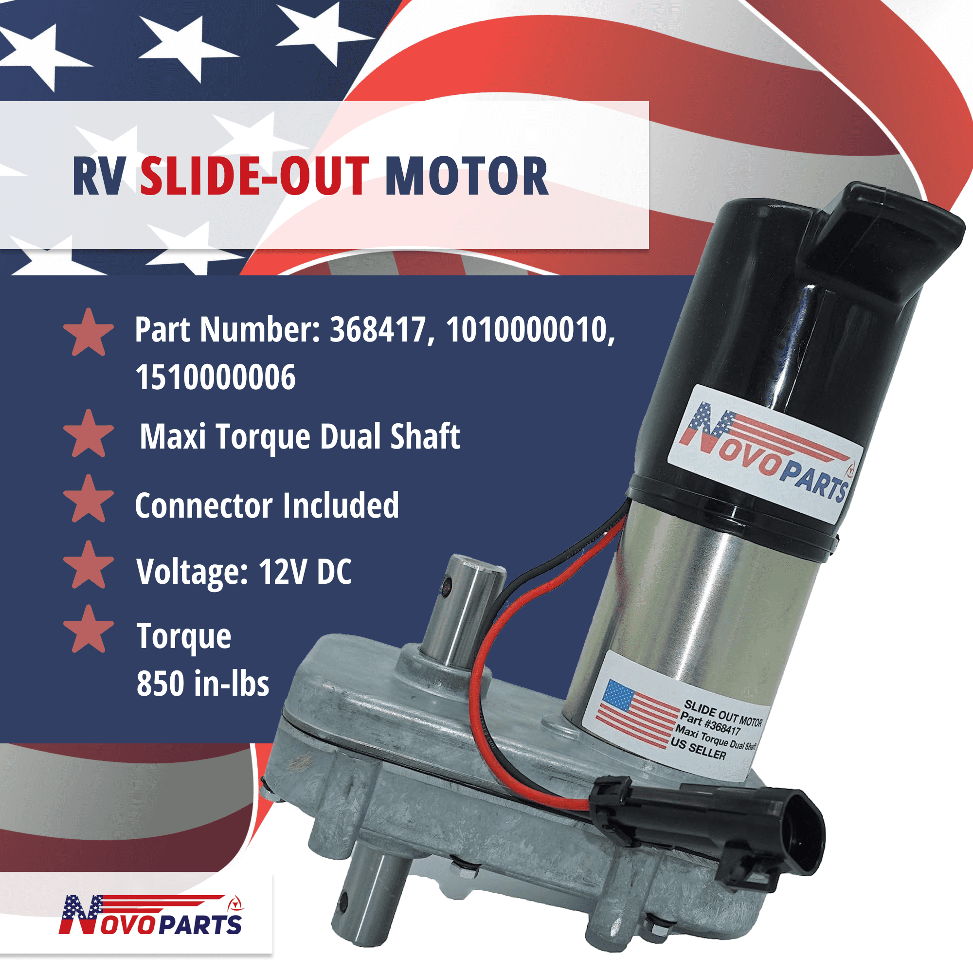 368417 RV Slide Out Motor Replacement for Power Gear Slide Out Motor ...