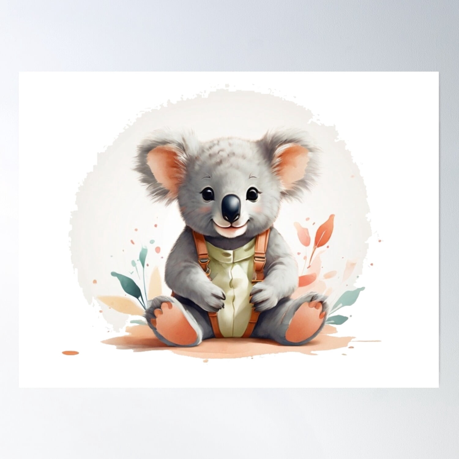 369 Prints Adorable Baby Koala- No Framed, Vintage Wall Art, Trendy ...