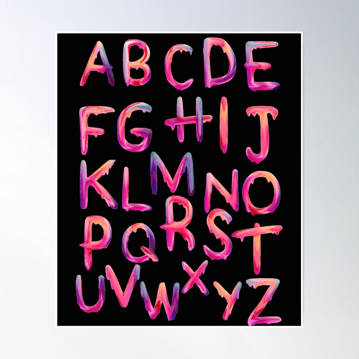 369 Prints Alphabets- No Framed, Vintage Wall Art, Trendy Retro Print ...