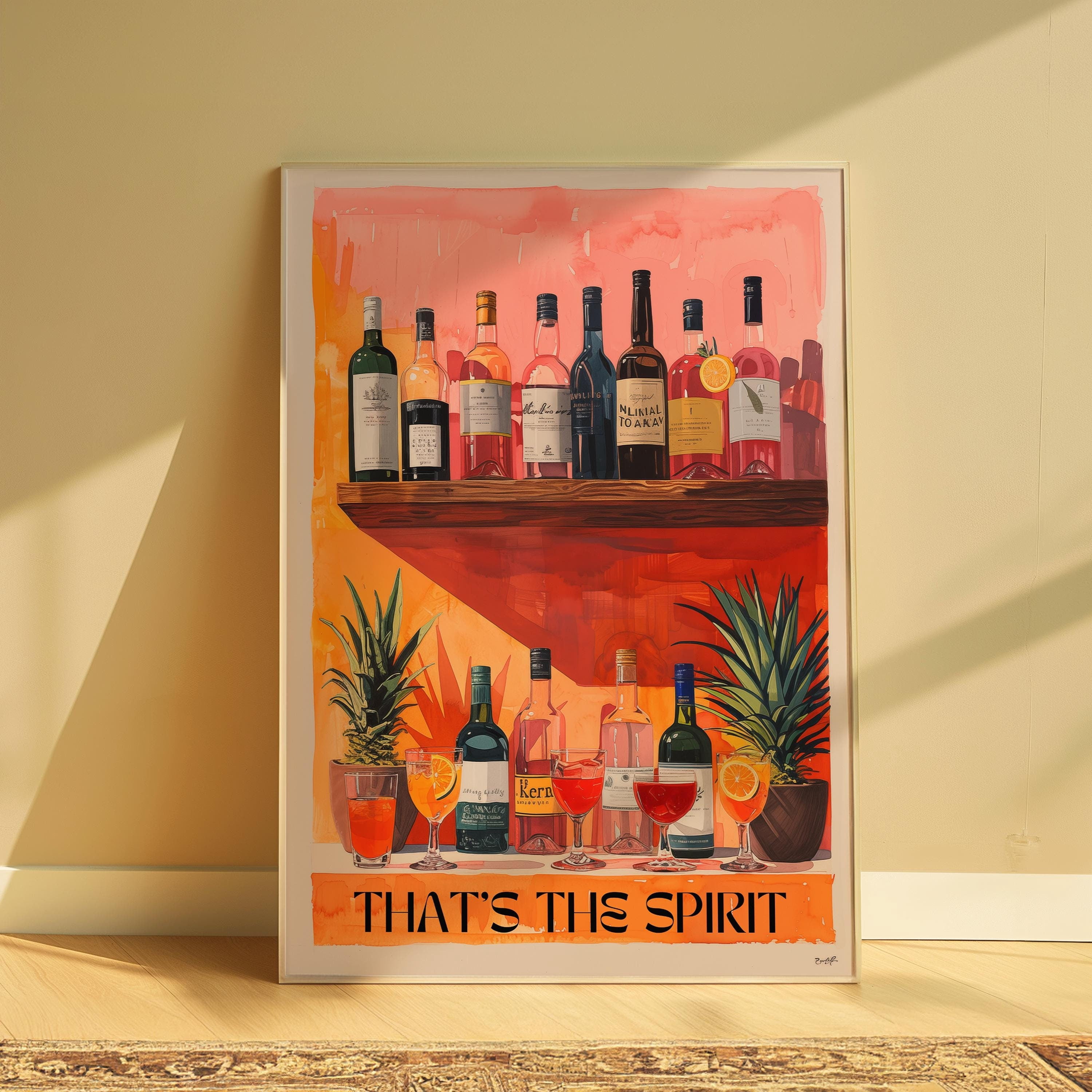 369 Prints Bar Art Print Vintage Liquor Poster Bar Cart Wall Art Bar ...