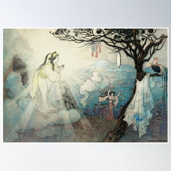 369 Prints Beautiful Oriental Vintage Illustration Art - Warwick Goble ...