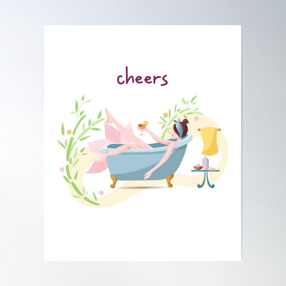 369 Prints Cheers- No Framed, Vintage Wall Art, Trendy Retro Print ...