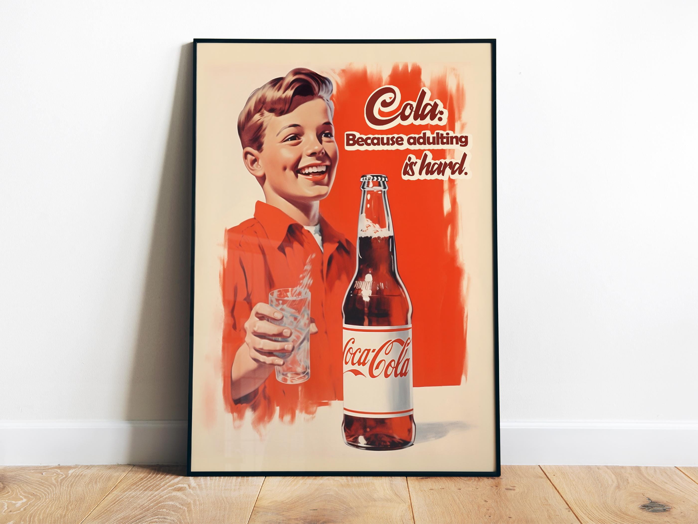 369 Prints Coca-Cola Poster Cola Wall Art Printable Bottle Poster ...