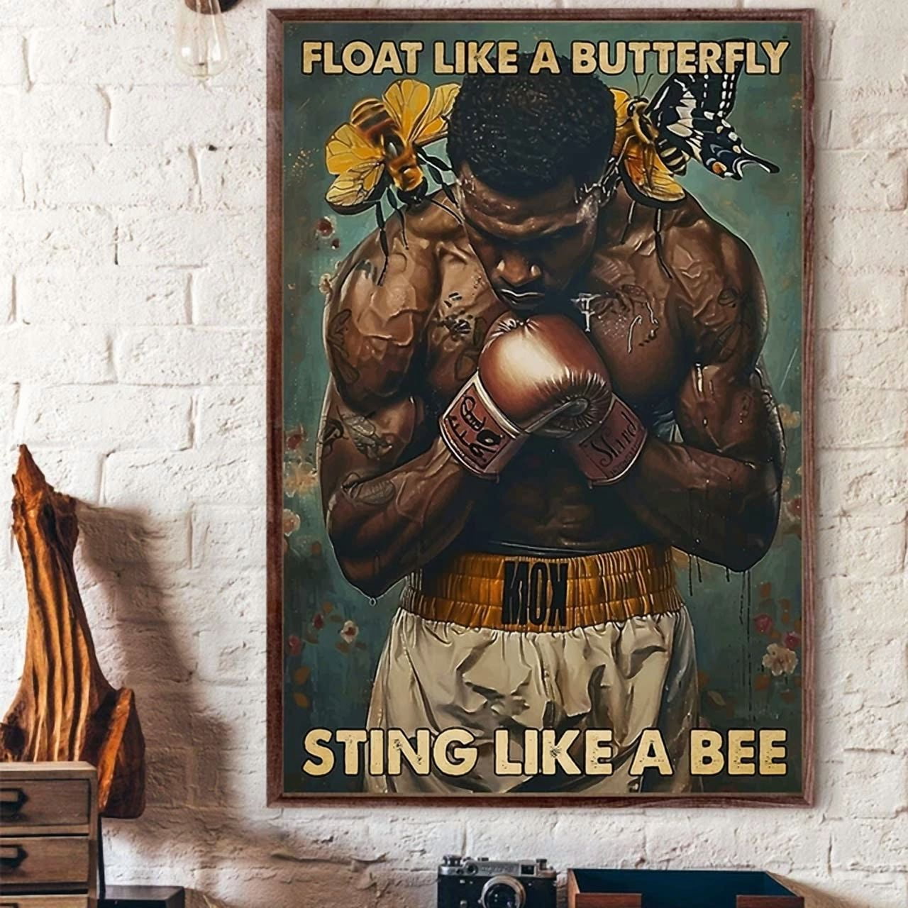 369 Prints Float Like A Butterfly Sting Like A Bee Mohamad Ali Boxing ...
