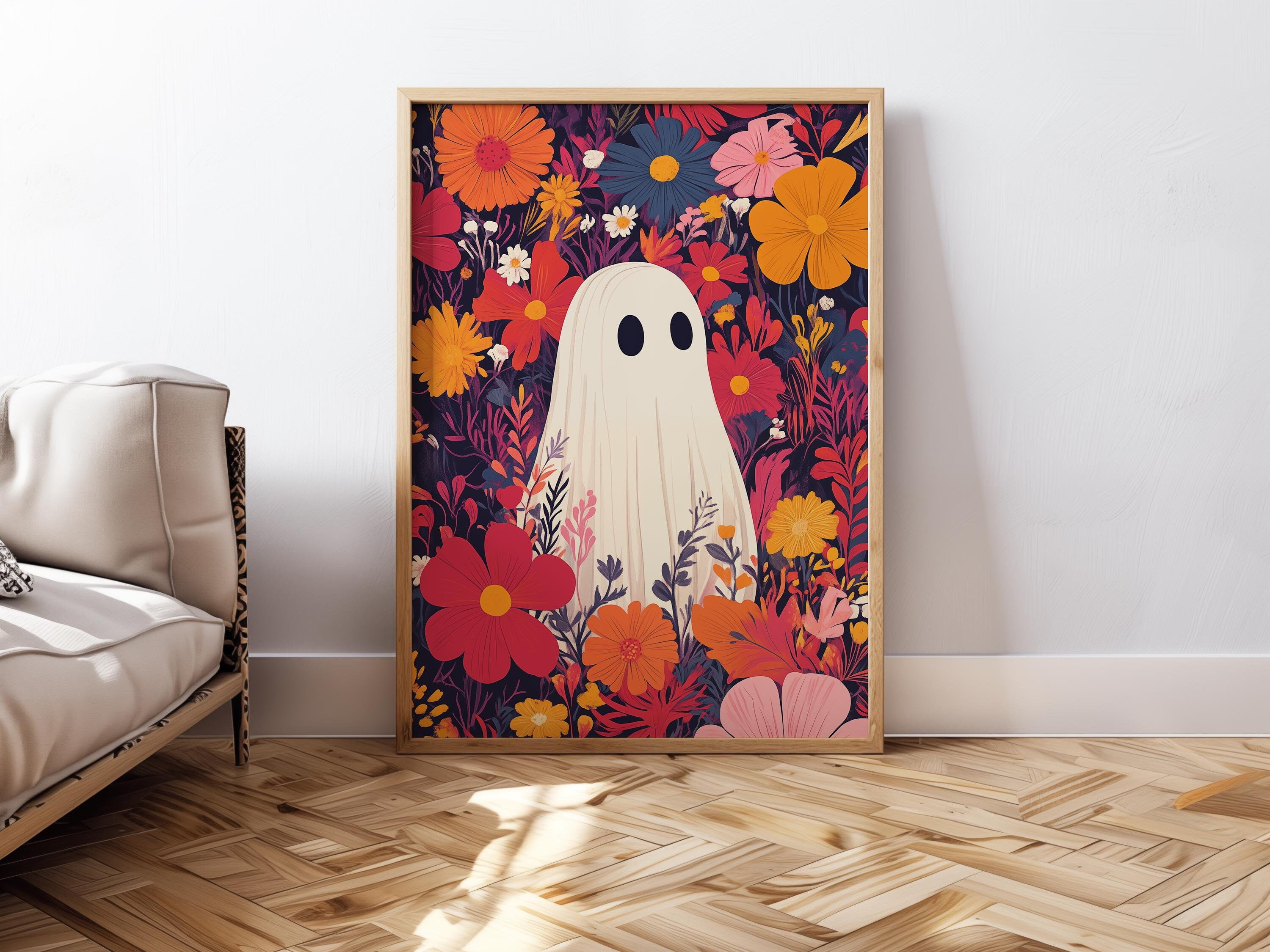 369 Prints Ghost Posters Print Nursery Wall Art Poster Cute Ghost ...