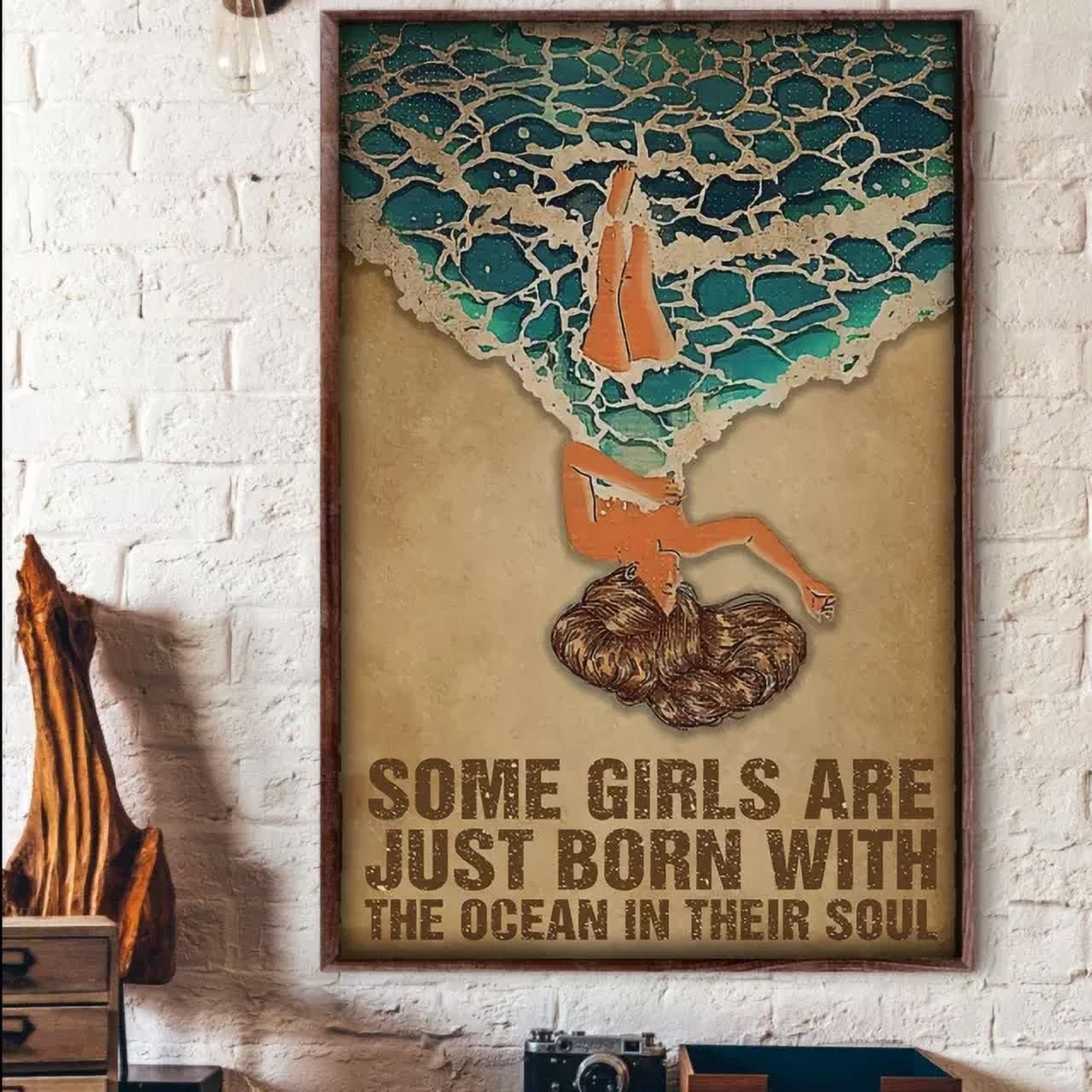 369 Prints Some Girls Are Just Born With The Ocean In Their Soul Ocean ...