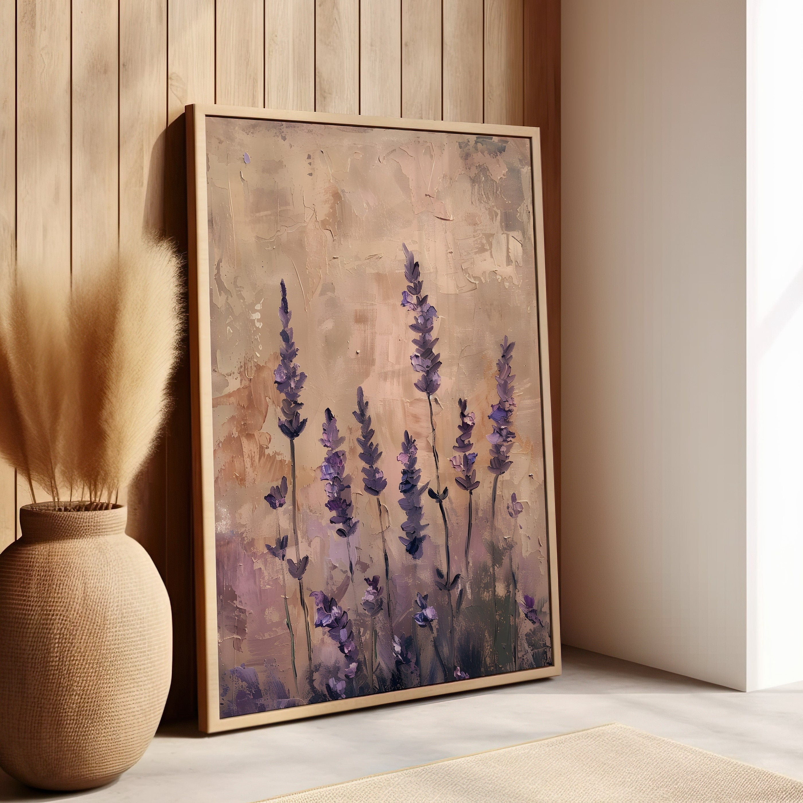 369 Prints Lavender Flower Vintage Wall Art Vintage Floral Wall Decor ...