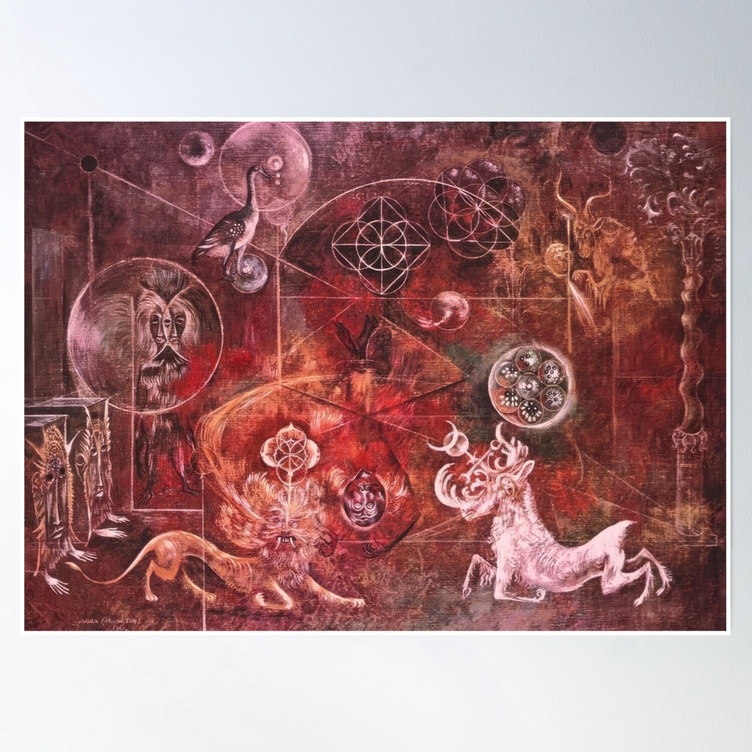 369 Prints Leonora Carrington- No Framed, Vintage Wall Art, Trendy ...