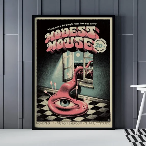 369 Prints Modest Mouse Poster Mission Ballroom Denver Concert Print ...