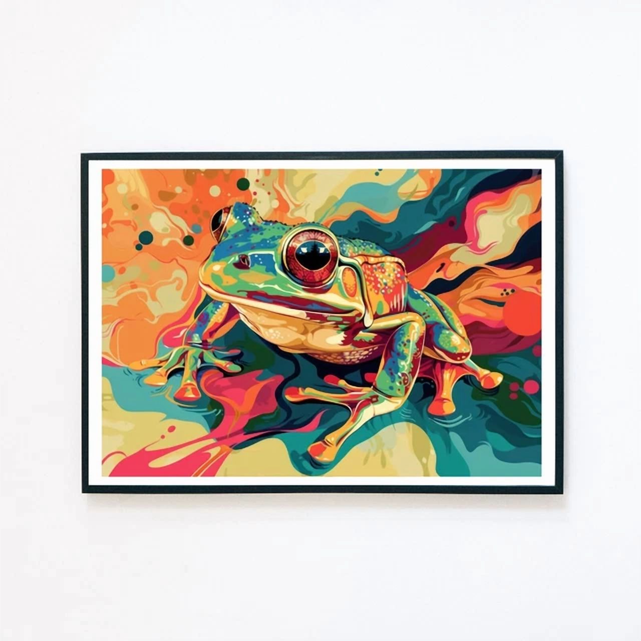 369 Prints Psychedelic Frog Abstract Retro Surreal Illustration - No ...